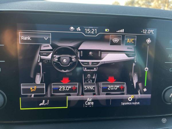 Melns Skoda KAMIQ 2024 Viļņa, ar dzinēja tilpumu 1.50 L un nobraukumu 30 tūkst. km par 25500 €, foto 11 vietnē AUTOMOTO.COM.LV