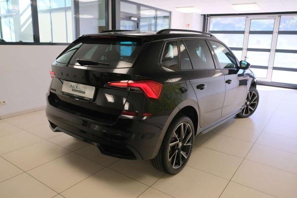 Black Skoda KAMIQ 2024 in Vilnius, with an engine capacity of 1.50 L and mileage of 57 thousand km for 23700 €, photo 2 on AUTOMOTO.COM.LV
