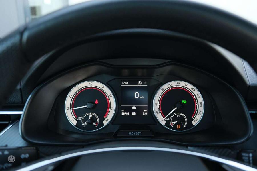 Black Skoda KAMIQ 2024 in Vilnius, with an engine capacity of 1.50 L and mileage of 57 thousand km for 23700 €, photo 7 on AUTOMOTO.COM.LV