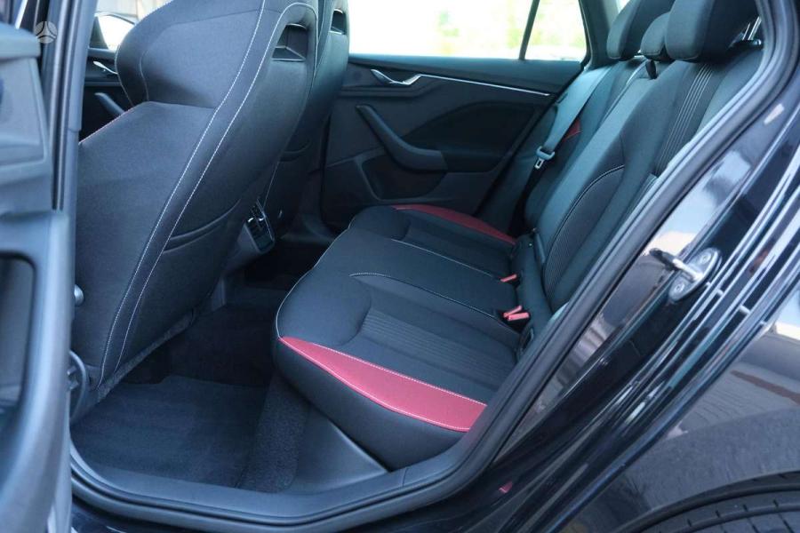 Black Skoda KAMIQ 2024 in Vilnius, with an engine capacity of 1.50 L and mileage of 57 thousand km for 23700 €, photo 9 on AUTOMOTO.COM.LV