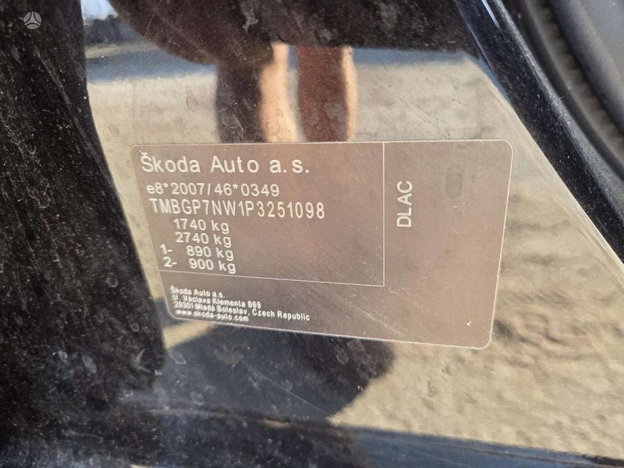 Melns Skoda KAMIQ 2024 Šauļi, ar dzinēja tilpumu 1.00 L un nobraukumu 22 tūkst. km par 6900 €, foto 18 vietnē AUTOMOTO.COM.LV