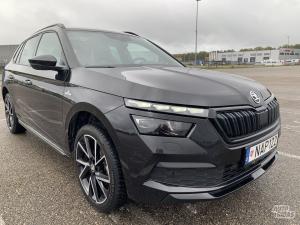 Black Skoda KAMIQ 2024 in Vilnius, with an engine capacity of 1.50 L and mileage of 40 thousand km for 25800 €, photo 4 on AUTOMOTO.COM.LV
