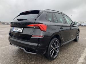 Black Skoda KAMIQ 2024 in Vilnius, with an engine capacity of 1.50 L and mileage of 40 thousand km for 25800 €, photo 6 on AUTOMOTO.COM.LV