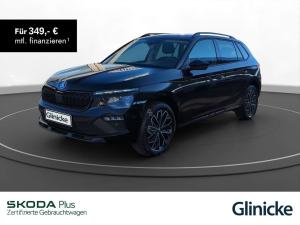 Melns Skoda KAMIQ 2025 Kauņa, ar dzinēja tilpumu 1.00 L un nobraukumu 18 tūkst. km par 29951 €, foto  vietnē AUTOMOTO.COM.LV