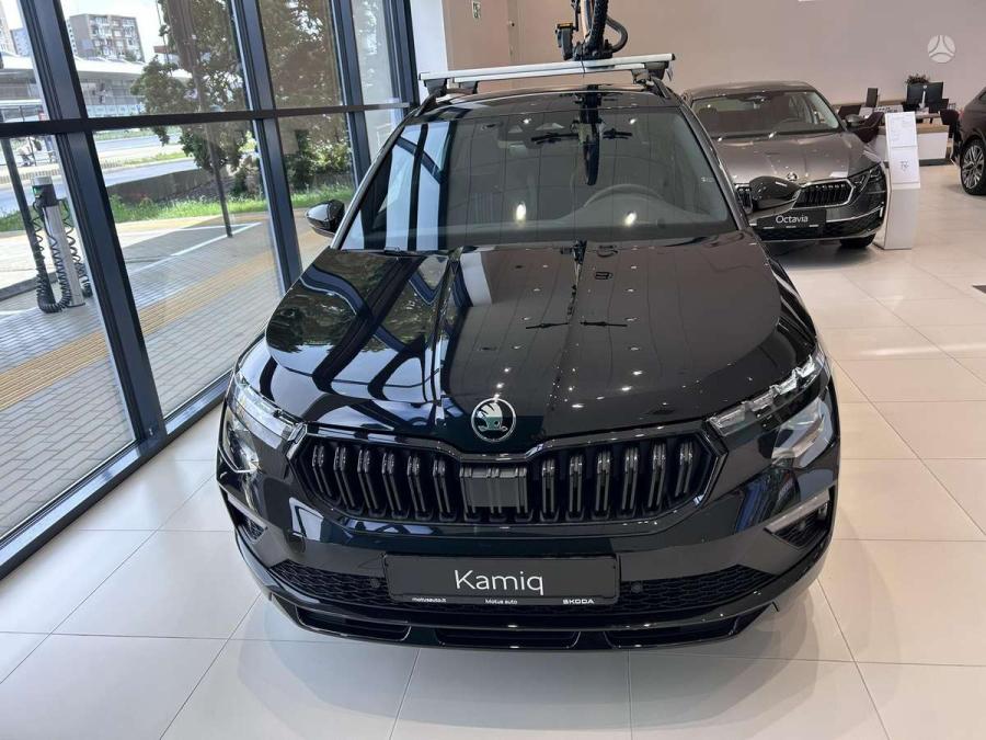 Black Skoda KAMIQ 2026 in Vilnius, with an engine capacity of 1.00 L and mileage of 0 thousand km for 27640 €, photo 3 on AUTOMOTO.COM.LV