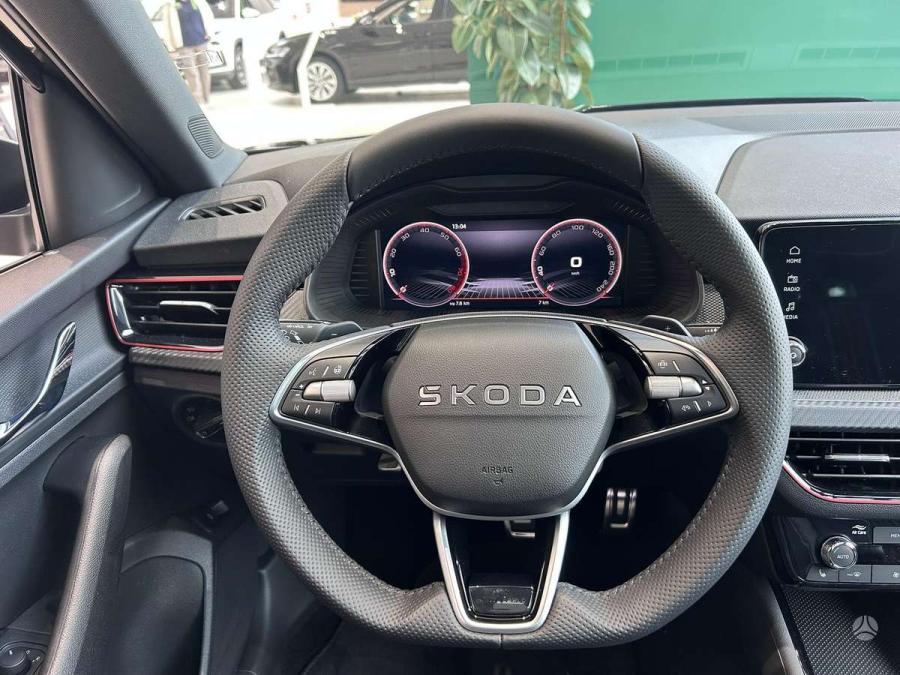 Black Skoda KAMIQ 2026 in Vilnius, with an engine capacity of 1.00 L and mileage of 0 thousand km for 27640 €, photo 13 on AUTOMOTO.COM.LV