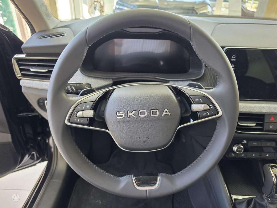 Black Skoda KAMIQ 2026 in Siauliai, with an engine capacity of 1.00 L and mileage of 0 thousand km for 24620 €, photo 15 on AUTOMOTO.COM.LV