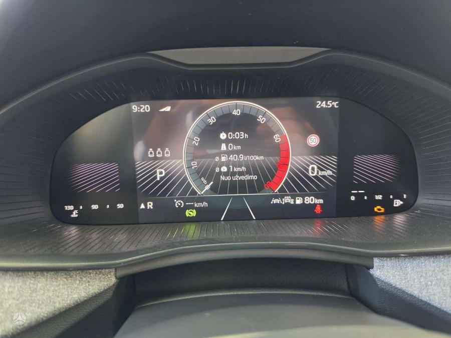 Black Skoda KAMIQ 2026 in Siauliai, with an engine capacity of 1.00 L and mileage of 0 thousand km for 24620 €, photo 22 on AUTOMOTO.COM.LV