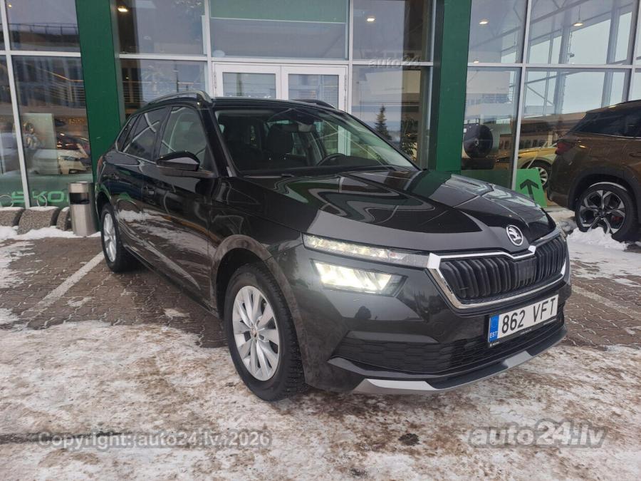 Black Skoda KAMIQ 2021 in Tartu, with an engine capacity of 1.00 L and mileage of 90 thousand km for 14900 €, photo 1 on AUTOMOTO.COM.LV