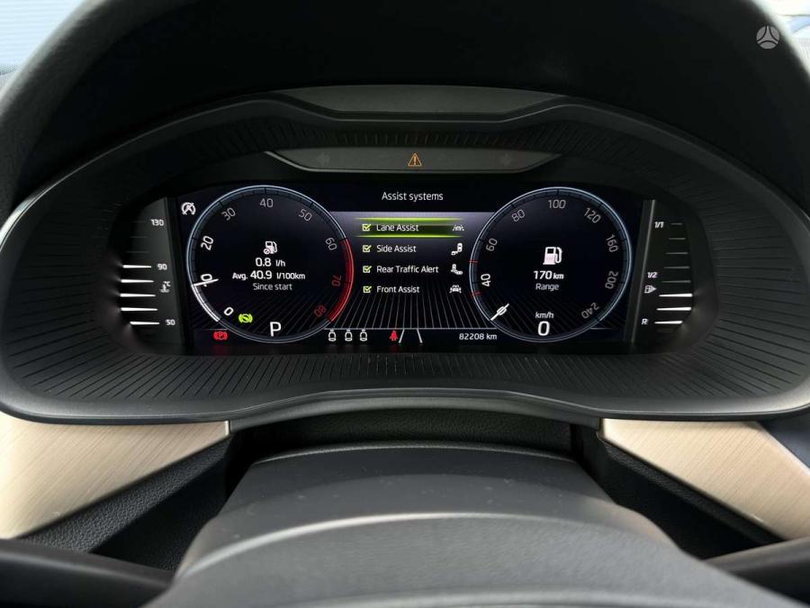 Black Skoda KAMIQ 2023 in Vilnius, with an engine capacity of 1.00 L and mileage of 82 thousand km for 17545 €, photo 14 on AUTOMOTO.COM.LV