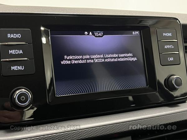 Melns Skoda KAMIQ 2024 Tallina, ar dzinēja tilpumu 1.50 L un nobraukumu 25 tūkst. km par 19900 €, foto 11 vietnē AUTOMOTO.COM.LV