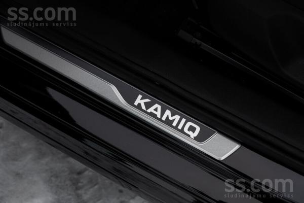 Black Skoda KAMIQ 2025 in Jelgava, with an engine capacity of 1.00 L and mileage of 3 thousand km for 22100 €, photo 8 on AUTOMOTO.COM.LV