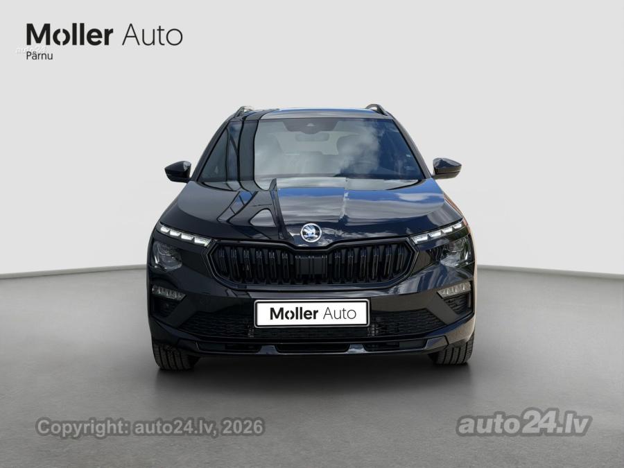 Black Skoda KAMIQ 2026 in Parnu, with an engine capacity of 1.50 L and mileage of 2 thousand km for 31900 €, photo 3 on AUTOMOTO.COM.LV