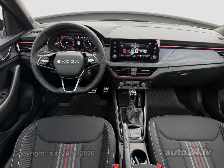 Black Skoda KAMIQ 2026 in Parnu, with an engine capacity of 1.50 L and mileage of 2 thousand km for 31900 €, photo 8 on AUTOMOTO.COM.LV