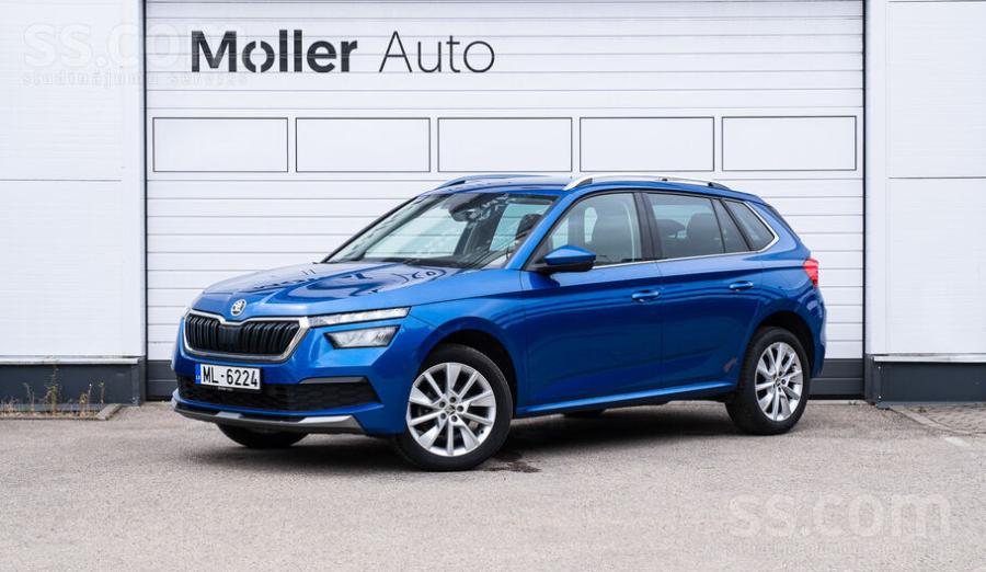 Zils Skoda KAMIQ 2020 Rīga, ar dzinēja tilpumu 1.50 L un nobraukumu 124 tūkst. km par 17200 €, foto 1 vietnē AUTOMOTO.COM.LV