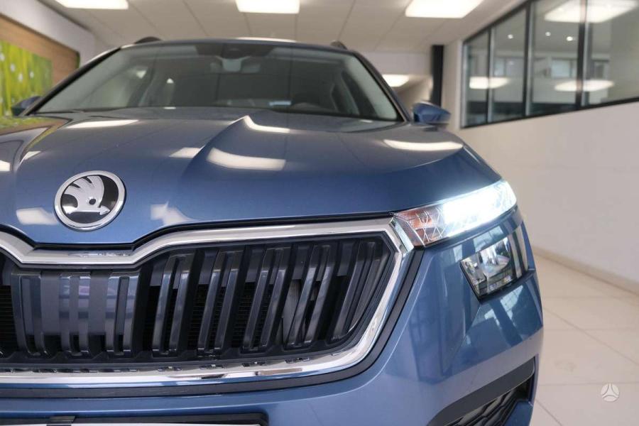 Blue Skoda KAMIQ 2020 in Vilnius, with an engine capacity of 1.50 L and mileage of 135 thousand km for 16500 €, photo 22 on AUTOMOTO.COM.LV