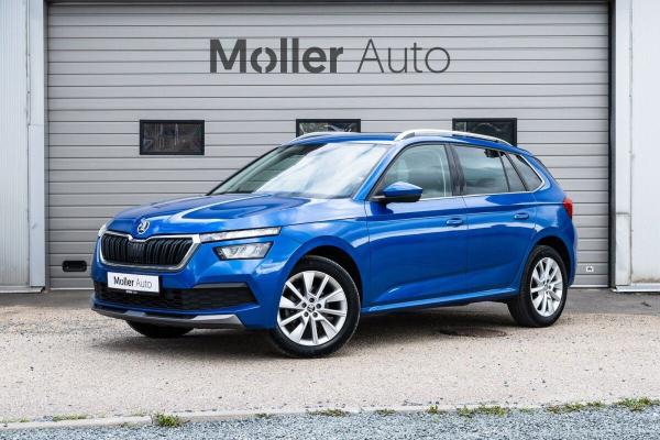 Blue Skoda KAMIQ 2020 in Jelgava, with an engine capacity of 1.50 L and mileage of 130 thousand km for 17500 €, photo 1 on AUTOMOTO.COM.LV