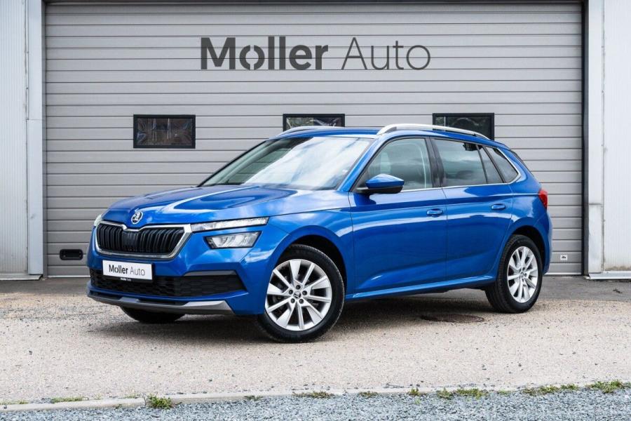 Zils Skoda KAMIQ 2020 Jelgava, ar dzinēja tilpumu 1.50 L un nobraukumu 130 tūkst. km par 17500 €, foto 1 vietnē AUTOMOTO.COM.LV