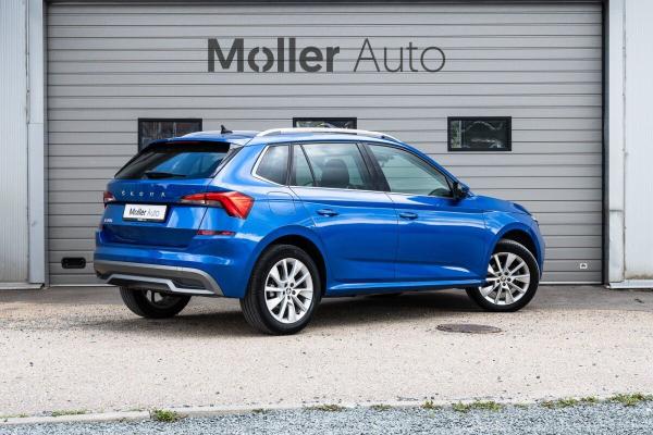 Blue Skoda KAMIQ 2020 in Jelgava, with an engine capacity of 1.50 L and mileage of 130 thousand km for 17500 €, photo 3 on AUTOMOTO.COM.LV