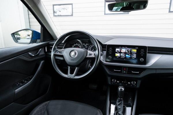 Blue Skoda KAMIQ 2020 in Jelgava, with an engine capacity of 1.50 L and mileage of 130 thousand km for 17500 €, photo 9 on AUTOMOTO.COM.LV