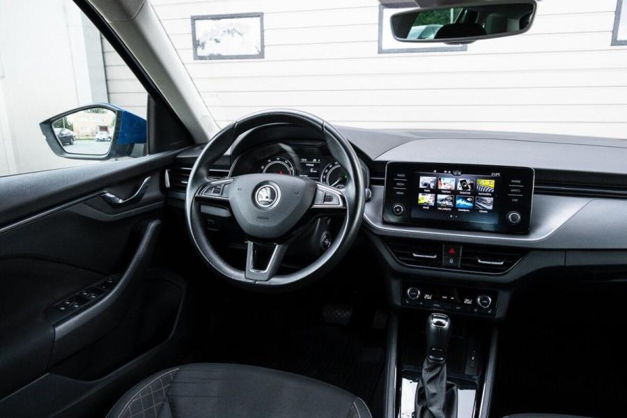 Zils Skoda KAMIQ 2020 Jelgava, ar dzinēja tilpumu 1.50 L un nobraukumu 130 tūkst. km par 17500 €, foto 10 vietnē AUTOMOTO.COM.LV