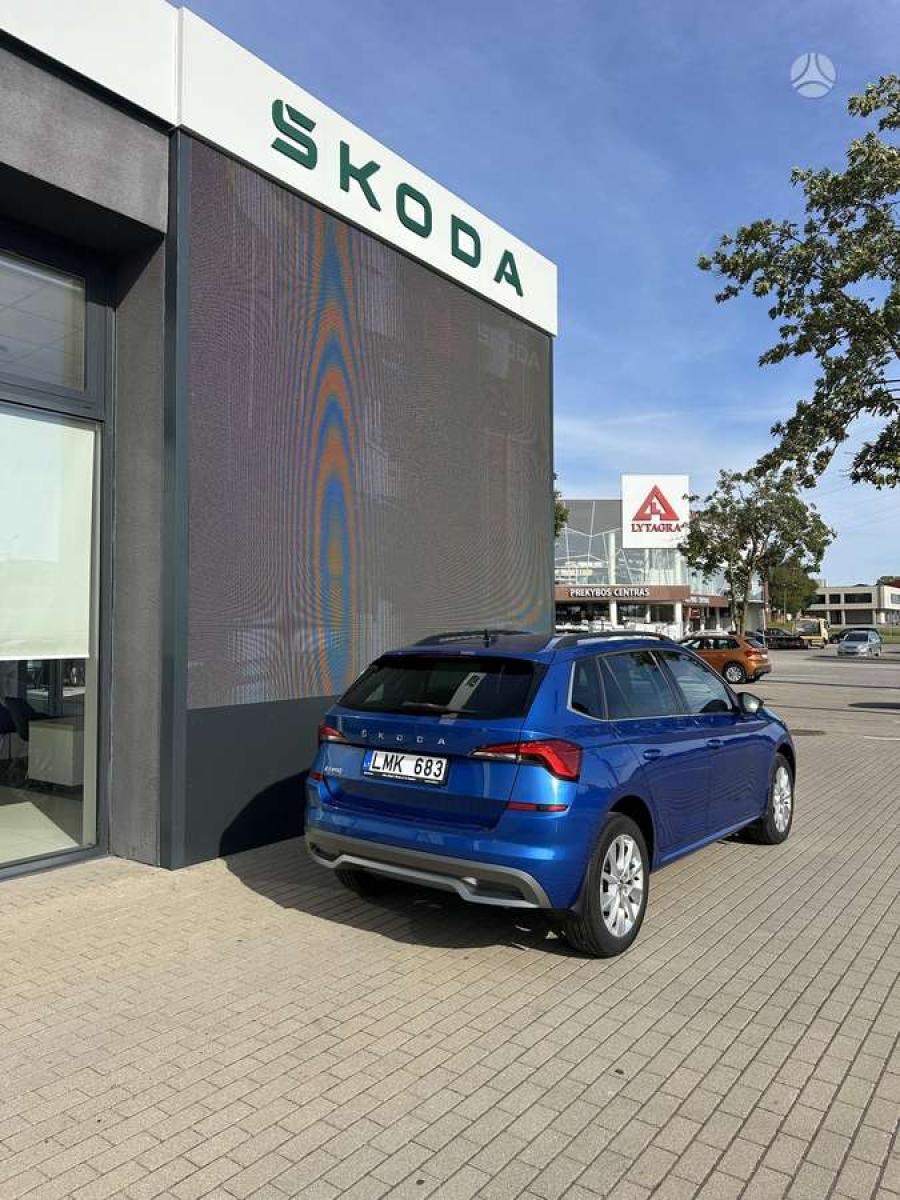 Синий Шкода KAMIQ 2020 в Клайпеда, объемом двигателя 1.50 л и пробегом 18 тыс. км за 17700 €, фото 6 на AUTOMOTO.COM.LV