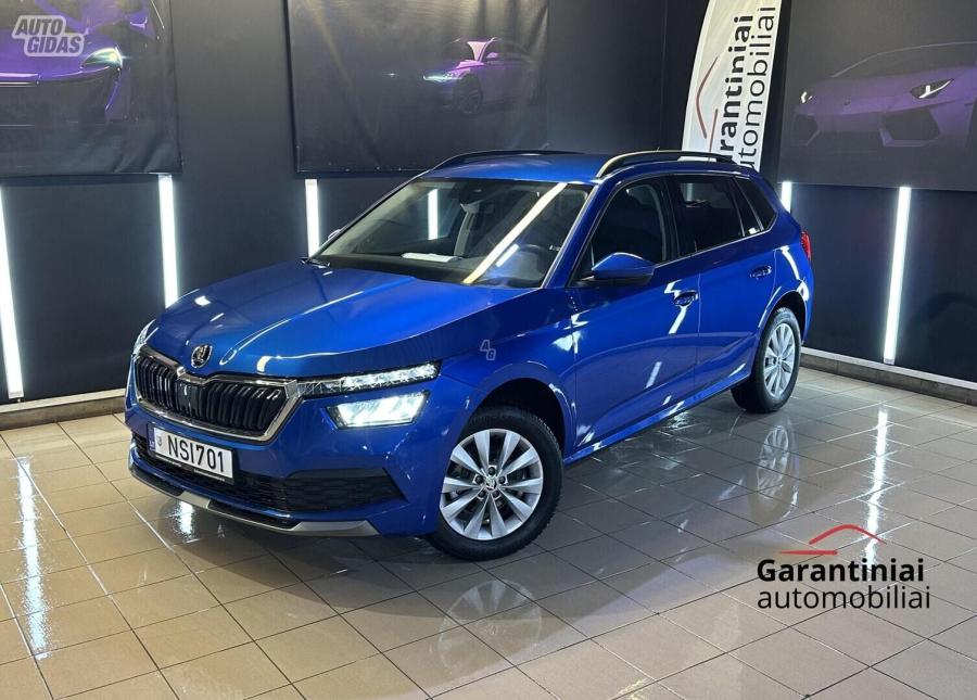 Blue Skoda KAMIQ 2021 in Avizieniai, with an engine capacity of 1.50 L and mileage of 117 thousand km for 18750 €, photo 1 on AUTOMOTO.COM.LV