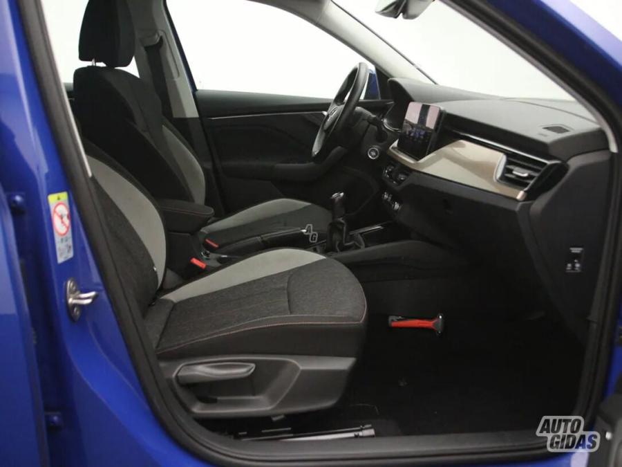 Blue Skoda KAMIQ 2021 in Vilnius, with an engine capacity of 1.00 L and mileage of 107 thousand km for 14599 €, photo 15 on AUTOMOTO.COM.LV