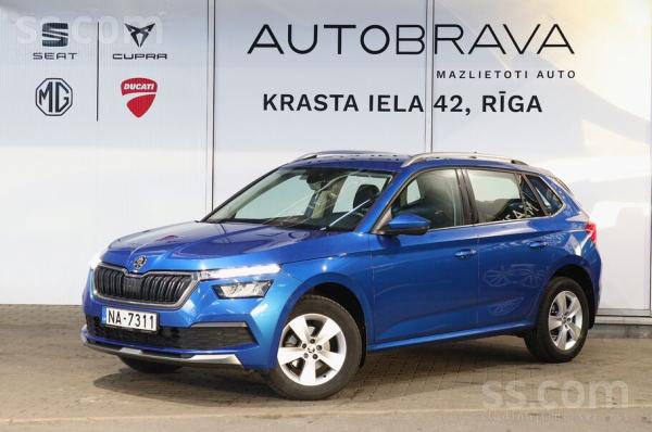 Шкода KAMIQ 2021 в Рига на AUTOMOTO.COM.LV Синий Шкода KAMIQ 2021 в Рига, объемом двигателя 1.00 л и пробегом 54 тыс. км за 15990 €, фото 1 на AUTOMOTO.COM.LV
