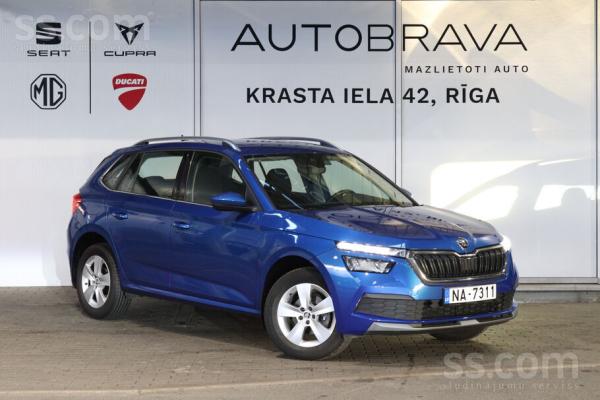 Шкода KAMIQ 2021 в Рига на AUTOMOTO.COM.LV Синий Шкода KAMIQ 2021 в Рига, объемом двигателя 1.00 л и пробегом 54 тыс. км за 15990 €, фото 4 на AUTOMOTO.COM.LV