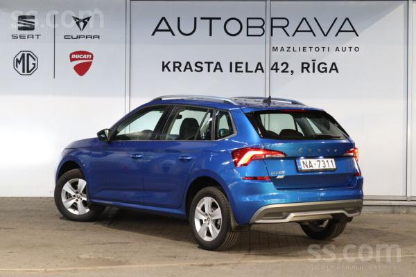Шкода KAMIQ 2021 в Рига на AUTOMOTO.COM.LV Синий Шкода KAMIQ 2021 в Рига, объемом двигателя 1.00 л и пробегом 54 тыс. км за 15990 €, фото 9 на AUTOMOTO.COM.LV