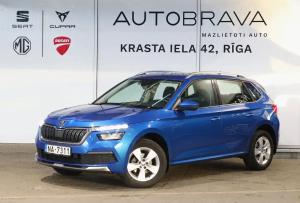 Синий Шкода KAMIQ 2021 в Рига, объемом двигателя 1.00 л и пробегом 54 тыс. км за 15990 €, фото  на AUTOMOTO.COM.LV