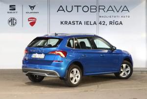Blue Skoda KAMIQ 2021 in Riga, with an engine capacity of 1.00 L and mileage of 54 thousand km for 15990 €, photo 3 on AUTOMOTO.COM.LV