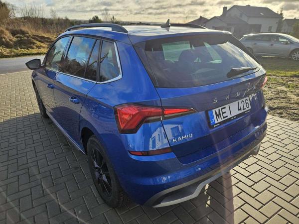 Blue Skoda KAMIQ 2022 in Vilnius, with an engine capacity of 1.00 L and mileage of 35 thousand km for 17500 €, photo 6 on AUTOMOTO.COM.LV