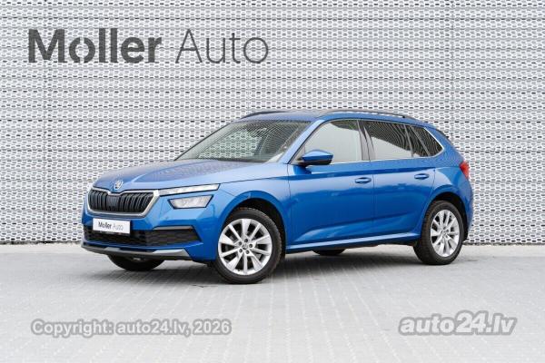 Blue Skoda KAMIQ 2022 in Riga, with an engine capacity of 1.50 L and mileage of 128 thousand km for 17062 €, photo 1 on AUTOMOTO.COM.LV