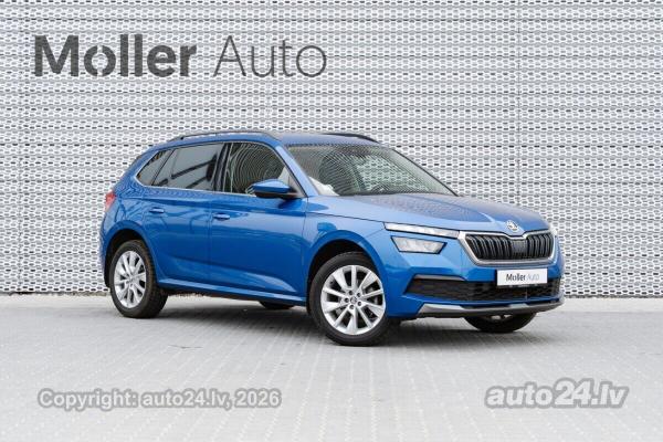 Blue Skoda KAMIQ 2022 in Riga, with an engine capacity of 1.50 L and mileage of 128 thousand km for 17062 €, photo 2 on AUTOMOTO.COM.LV