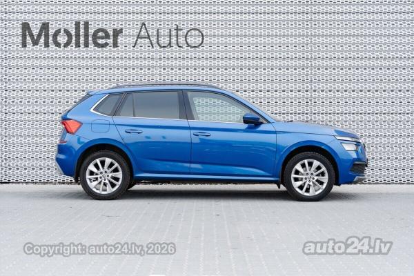 Blue Skoda KAMIQ 2022 in Riga, with an engine capacity of 1.50 L and mileage of 128 thousand km for 17062 €, photo 5 on AUTOMOTO.COM.LV