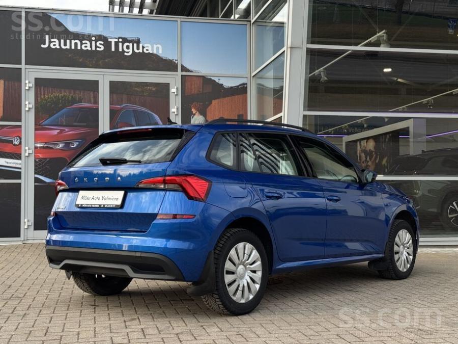 Zils Skoda KAMIQ 2022 Valmiera, ar dzinēja tilpumu 1.00 L un nobraukumu 33 tūkst. km par 17900 €, foto 7 vietnē AUTOMOTO.COM.LV