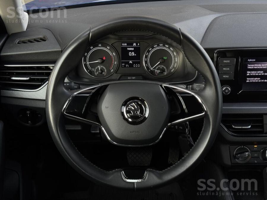 Zils Skoda KAMIQ 2022 Valmiera, ar dzinēja tilpumu 1.00 L un nobraukumu 33 tūkst. km par 17900 €, foto 9 vietnē AUTOMOTO.COM.LV