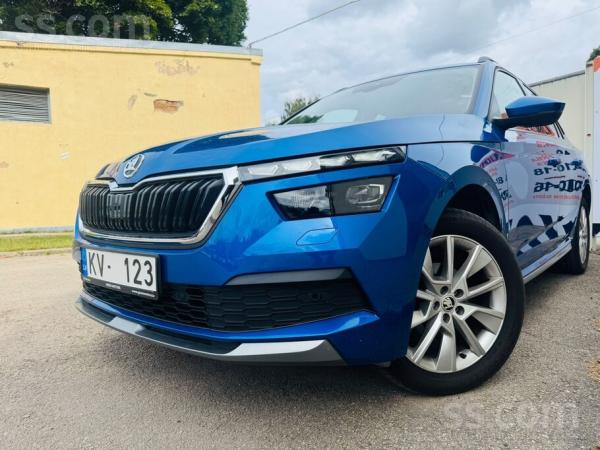 Blue Skoda KAMIQ 2023 in Riga, with an engine capacity of 1.00 L and mileage of 24 thousand km for 20700 €, photo 10 on AUTOMOTO.COM.LV