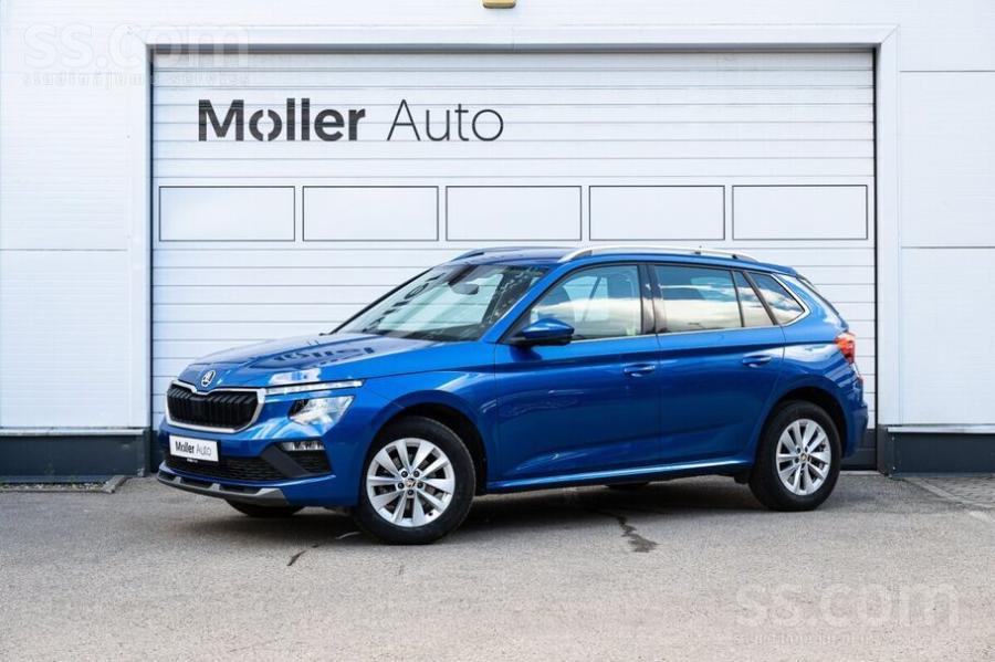Zils Skoda KAMIQ 2024 Rīga, ar dzinēja tilpumu 1.00 L un nobraukumu 28 tūkst. km par 20950 €, foto 1 vietnē AUTOMOTO.COM.LV