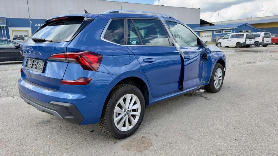 Blue Skoda KAMIQ 2025 in Siauliai, with an engine capacity of 1.50 L and mileage of 3 thousand km for 18950 €, photo 6 on AUTOMOTO.COM.LV
