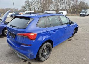 Blue Skoda KAMIQ 2019 in Klaipeda, with an engine capacity of 1.00 L and mileage of 72 thousand km for 5000 €, photo 6 on AUTOMOTO.COM.LV