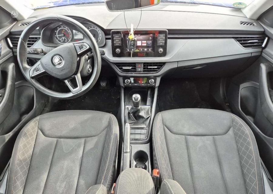 Blue Skoda KAMIQ 2019 in Klaipeda, with an engine capacity of 1.00 L and mileage of 72 thousand km for 5000 €, photo 12 on AUTOMOTO.COM.LV