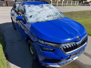 Blue Skoda KAMIQ 2019 in Klaipeda, with an engine capacity of 1.00 L and mileage of 72 thousand km for 5200 €, photo 7 on AUTOMOTO.COM.LV