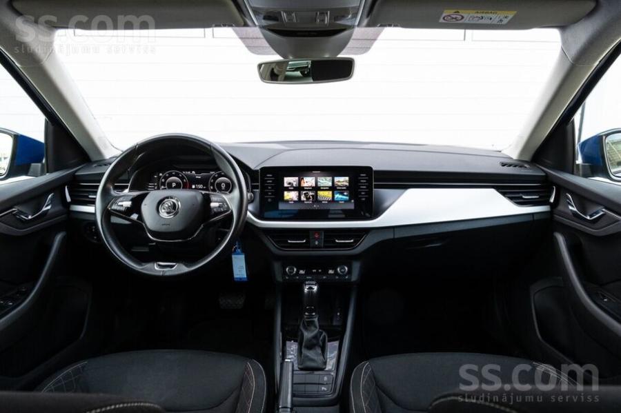 Zils Skoda KAMIQ 2020 Rīga, ar dzinēja tilpumu 1.50 L un nobraukumu 102 tūkst. km par 18950 €, foto 10 vietnē AUTOMOTO.COM.LV