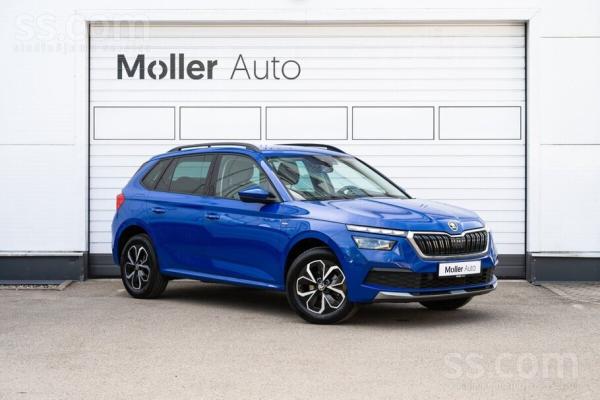 Blue Skoda KAMIQ 2020 in Riga, with an engine capacity of 1.50 L and mileage of 102 thousand km for 18150 €, photo 2 on AUTOMOTO.COM.LV