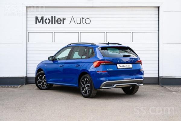 Blue Skoda KAMIQ 2020 in Riga, with an engine capacity of 1.50 L and mileage of 102 thousand km for 18150 €, photo 3 on AUTOMOTO.COM.LV