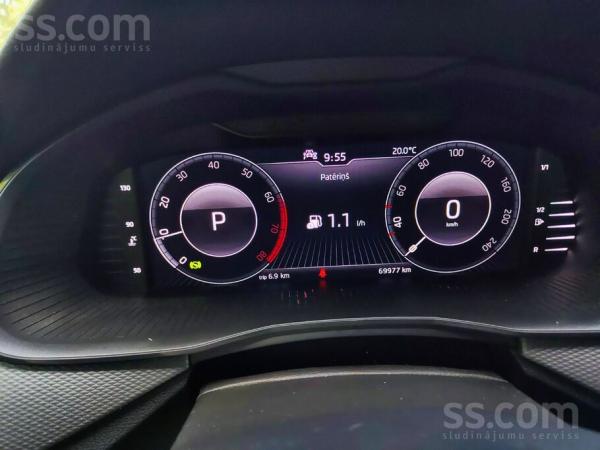 Zils Skoda KAMIQ 2020 Bauska, ar dzinēja tilpumu 1.50 L un nobraukumu 70 tūkst. km par 17200 €, foto 10 vietnē AUTOMOTO.COM.LV