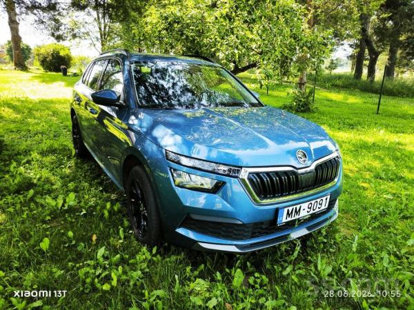 Blue Skoda KAMIQ 2020 in Bauska, with an engine capacity of 1.50 L and mileage of 70 thousand km for 16500 €, photo 2 on AUTOMOTO.COM.LV